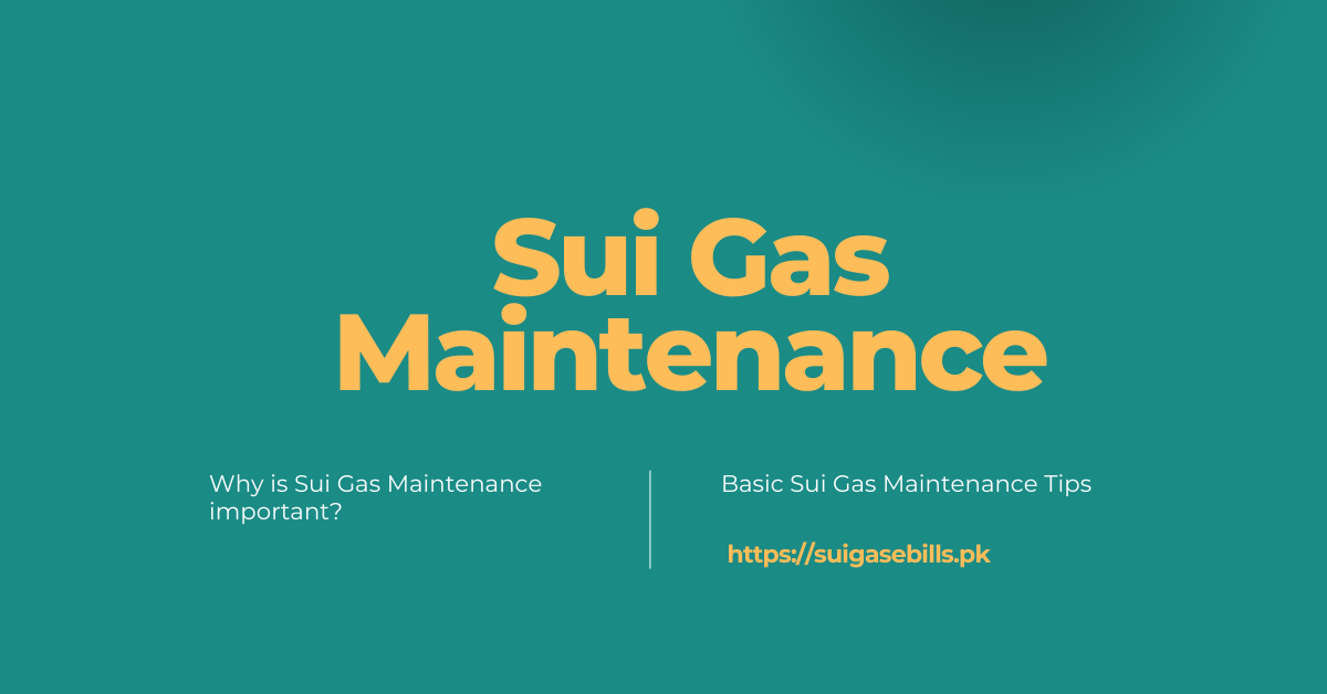 Best Sui Gas Maintenance Tips For All Homeowners - sui gas bill